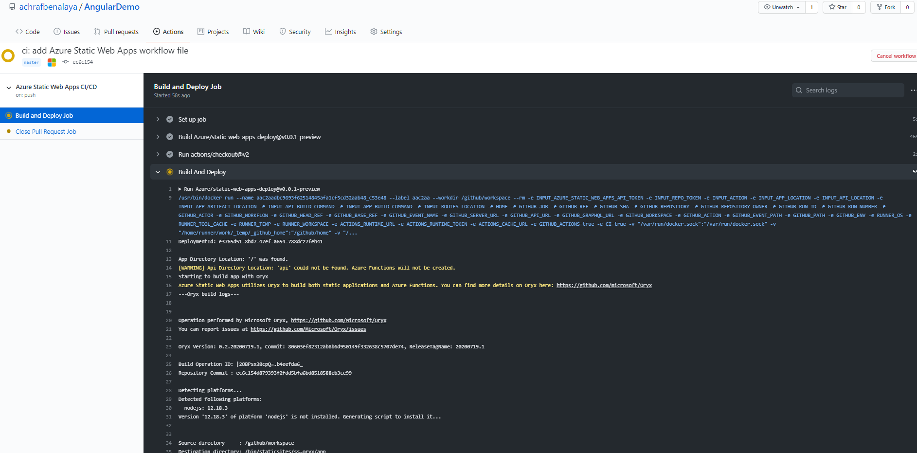 How To Host An Angular App On Azure Achraf Ben Alaya 2059