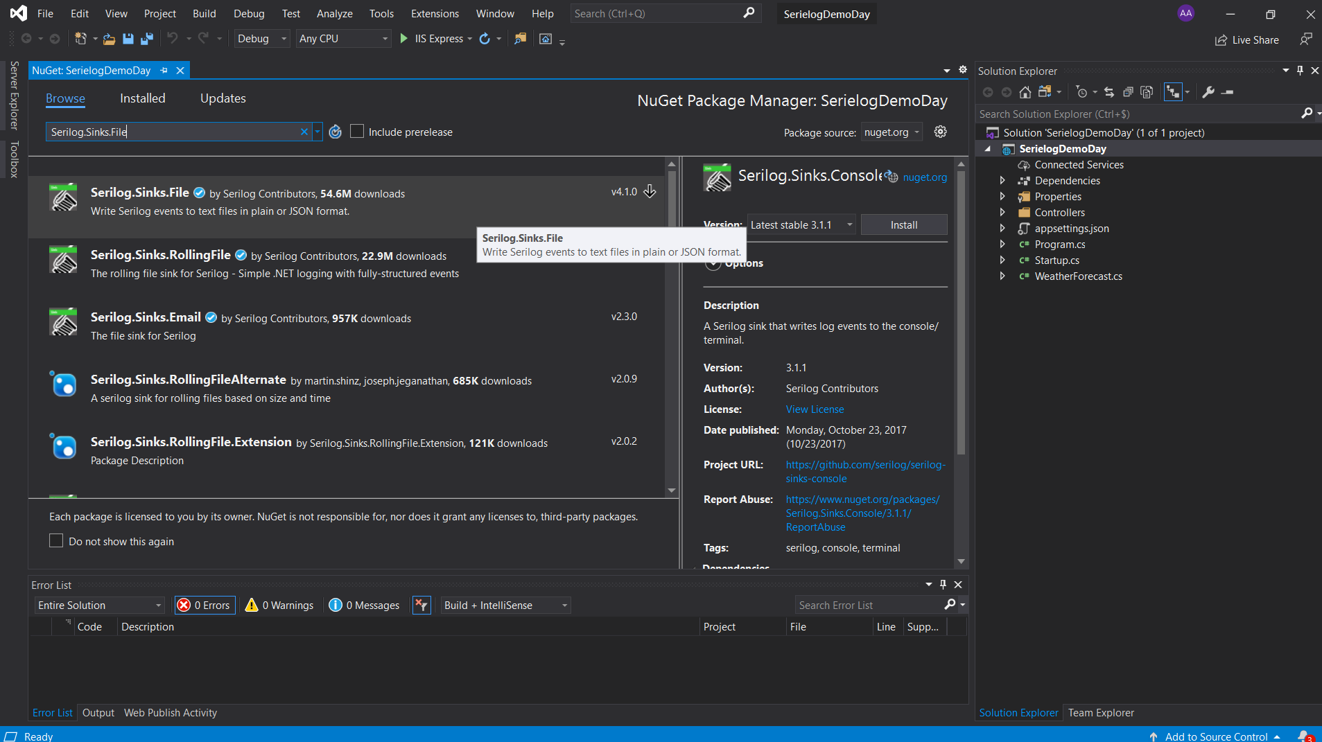 Setting Up Serilog In Asp Net Core Detailed Beginner Guide Pro Code Guide Vrogue
