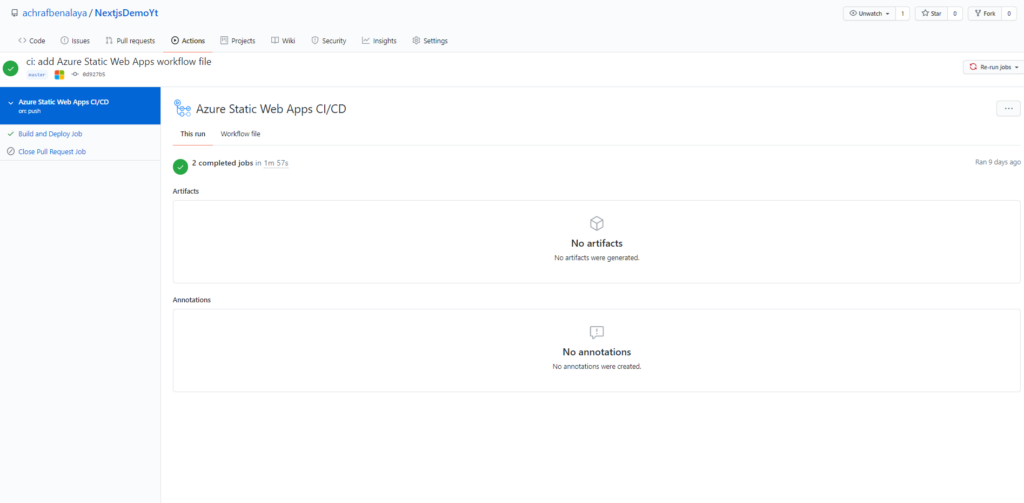 How To host a Next.js app on Azure – achraf ben alaya