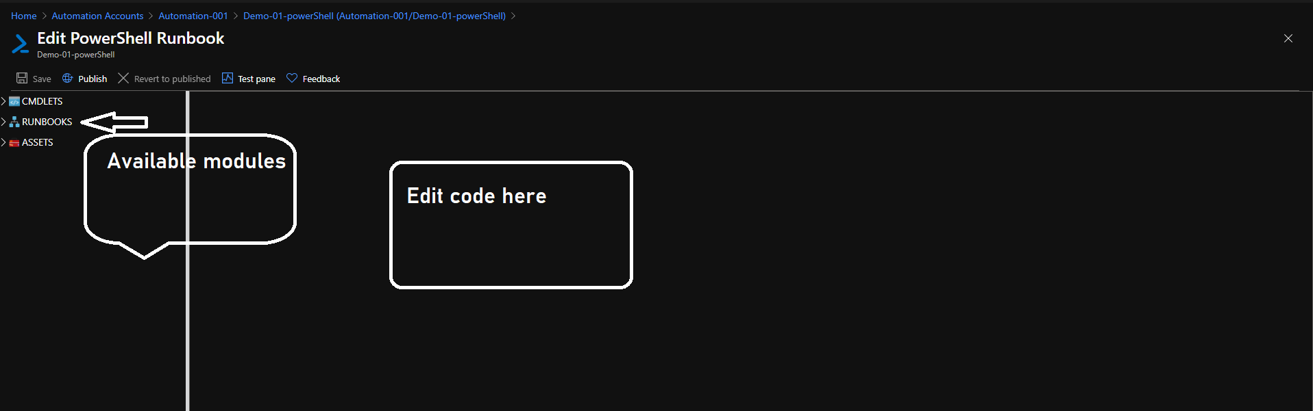Azure Automation : How to create PowerShell Runbook – achraf ben alaya