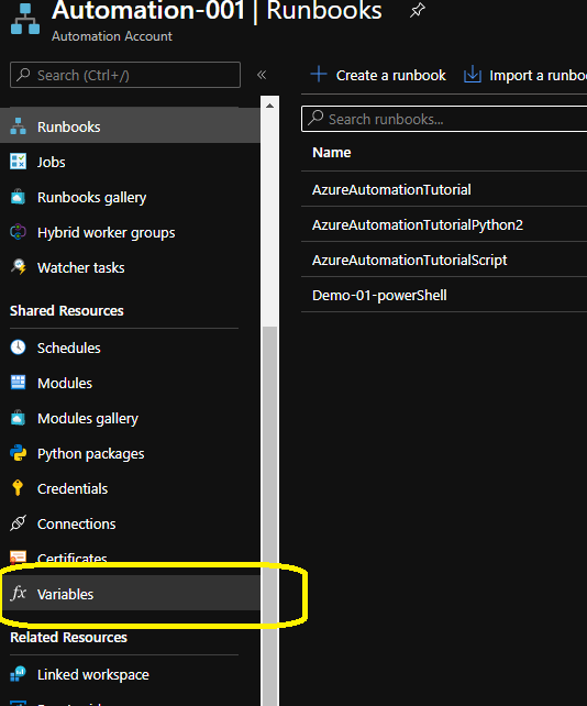 Azure Automation : How to create PowerShell Runbook – achraf ben alaya