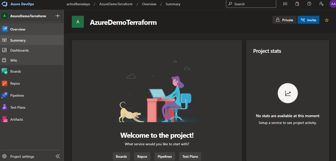 DevOps : Deploy infrastructure using Terraform and Azure DevOps pipelines – achraf ben alaya