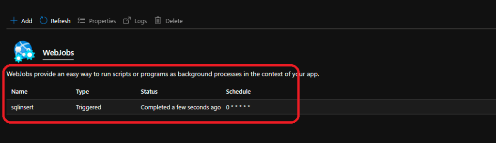 Run background tasks with WebJobs in Azure App Service – achraf ben alaya Run background tasks with WebJobs in Azure App Service – achraf ben alaya