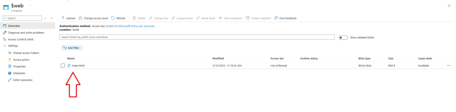 Step-by-Step Guide: Azure Front Door + Storage Account Static Website ...