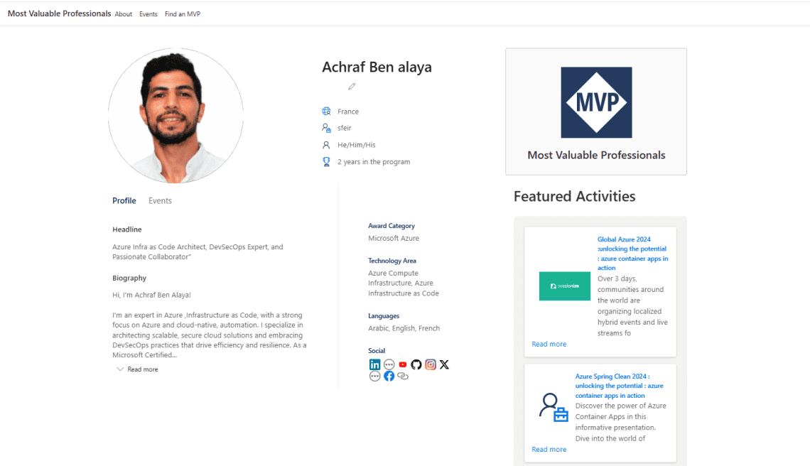 Honored to be recognized as a Microsoft Azure MVP for 2025-2026 ...
